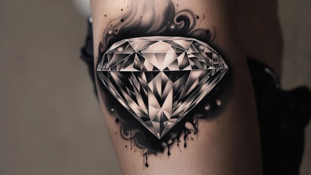 25 Diamond Tattoo Designs That Will Make You Sparkle | Tattoo Generator IQ
