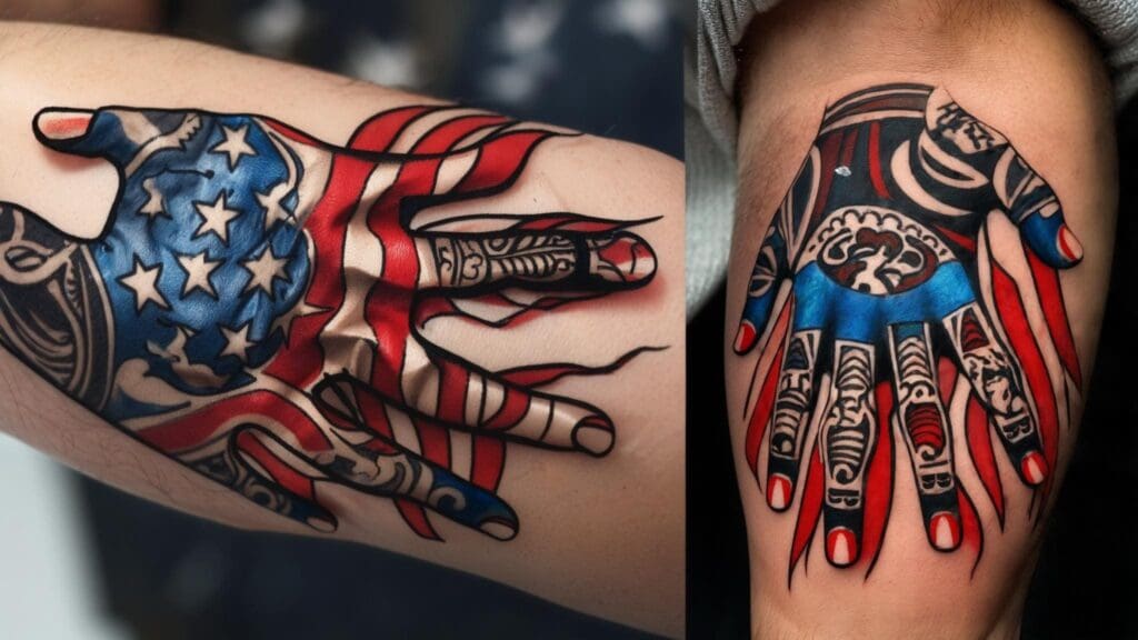 25 Bold American Traditional Hand Tattoos | Tattoo Generator IQ