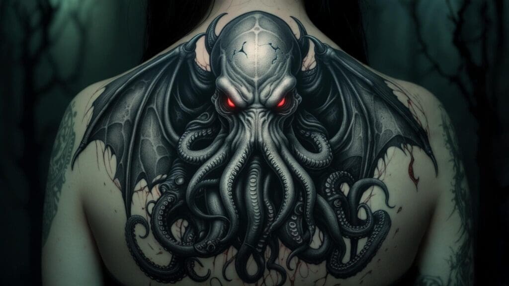 25 Mind-Blowing Cthulhu Tattoo Designs | Tattoo Generator IQ